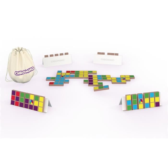 Jeu de Domino de couleurs Chromino - Asmodee - Jeu de société - Jeu de ...