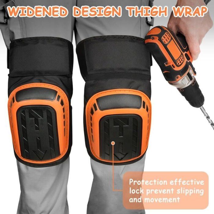 Genouillère Travail, Genouillères Professionnelles avec Rembourrage en ...