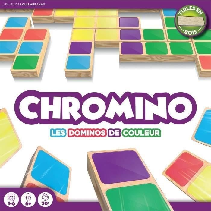 Jeu de Domino de couleurs Chromino - Asmodee - Jeu de société - Jeu de ...