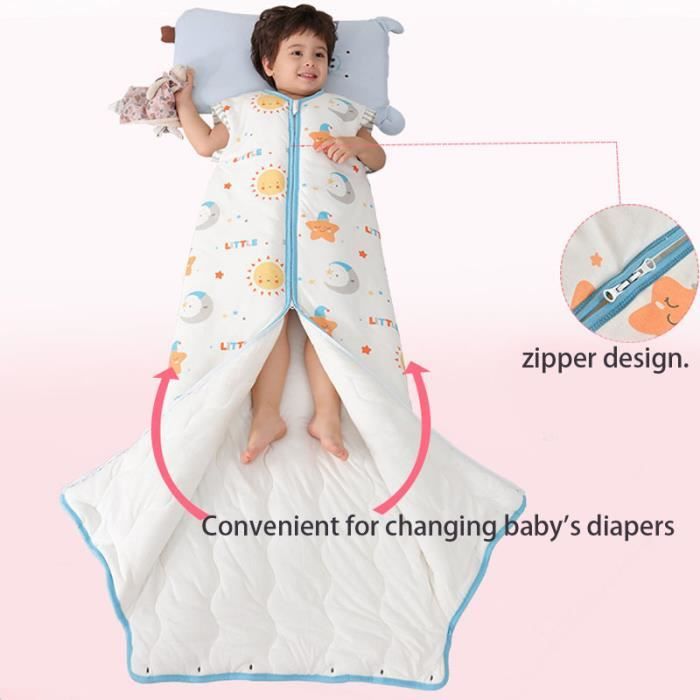 L(2-5 ans) - Sac de Couchage à Longueur Réglable pour Bébé, Couverture ...