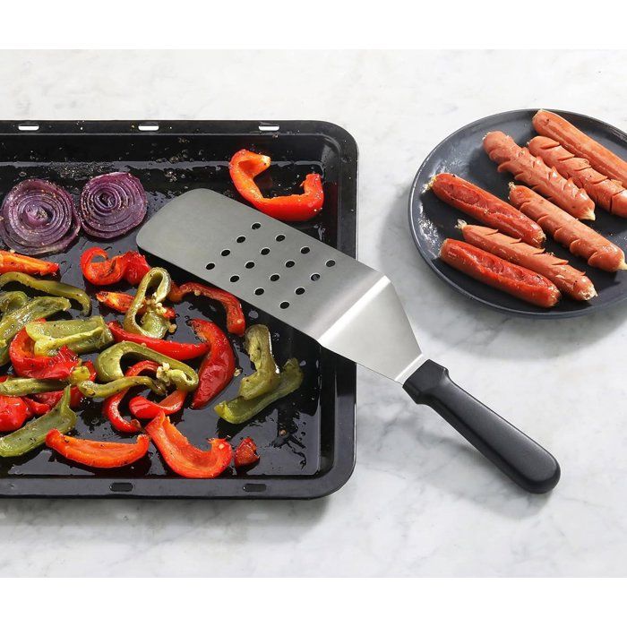 Pelle de Barbecue 37cm, Lame Perforée avec Manche Plastique, Pour Grill ...