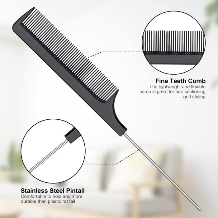 Peigne Baby Hair, 3 Pièces Baby Hair Brush Peigne Contour Brosse Pour ...