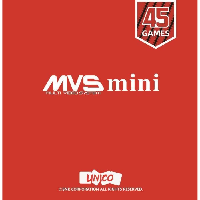 Console Retro - Snk Neogeo Mvs Mini - Rouge - Cdiscount Jeux vidéo