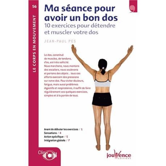 Ma séance pour avoir un bon dos - Cdiscount Librairie
