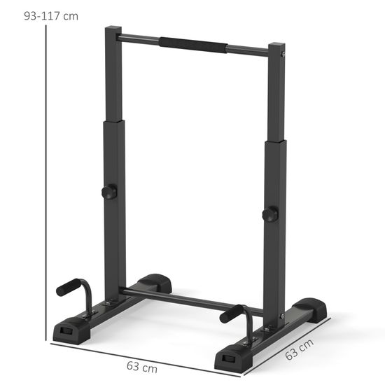 Dip Bar Barre de dips Station de dips Chargeable jusqu'à 540 kg Barre ...