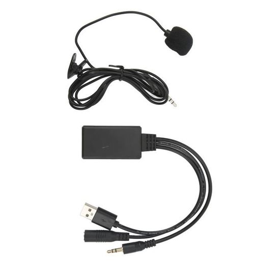 Ashata adaptateur micro mains libres AUX IN AUX USB Port Bluetooth ...