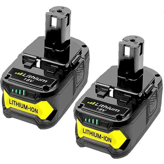 2 X 18V 5,5Ah P108 Remplacement de Batterie pour Ryobi 18V One+ ...