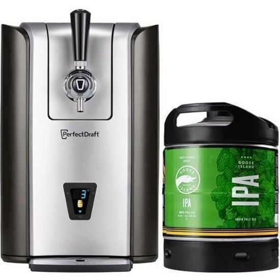 Pack Tireuse à bière PerfectDraft Pro - 1 fût 6L Goose Island IPA - 5e ...