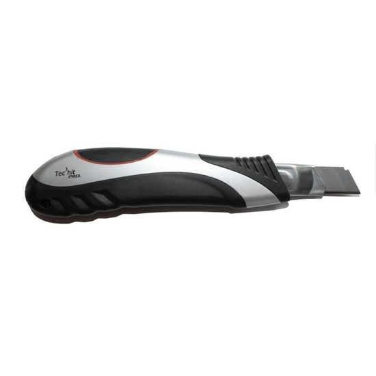 TEC HIT Cutter professionnel métal 9mm avec 5 lames - Cdiscount Bricolage
