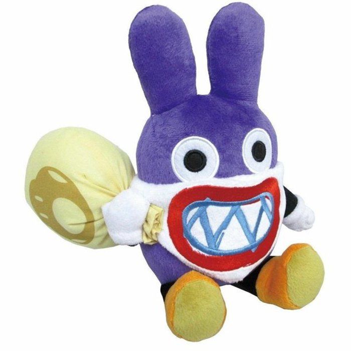 Jouets en peluche Super Mario Lapin violet Voleur invisible Lapin ...