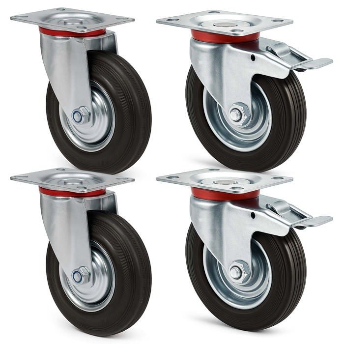 Wiltec Kit 4x Roulette – 2x Pi - Cdiscount Bricolage