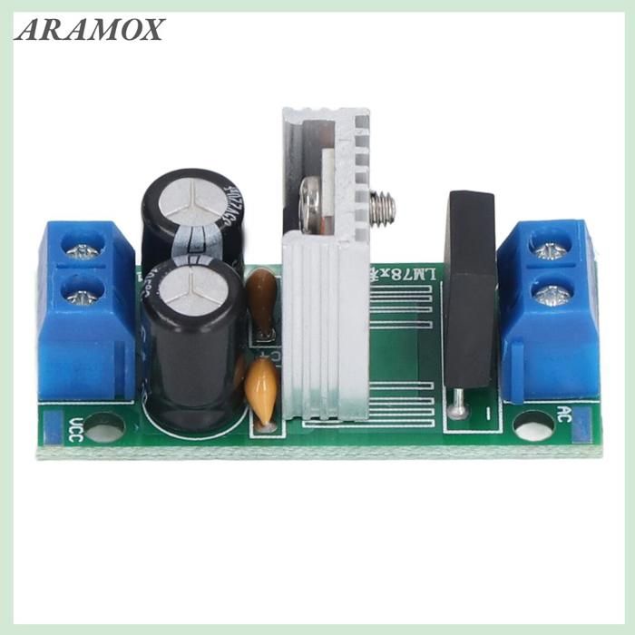 ARAMOX Module Régulateur 12V DC AC LM7812 Alimentation 3A Filtre ...