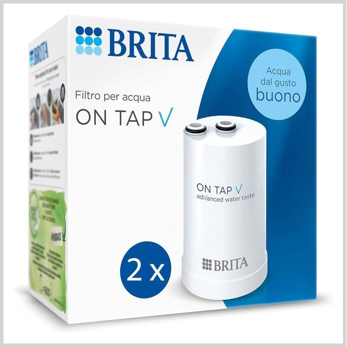 BRITA ON TAP V (600 L) Lot de 2 cartouches de filtre à eau de rechange ...