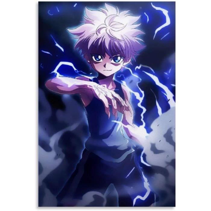 Poster Sur Toile Hunter X Hunter Killua Zoldyck - Décoration Murale Moderne Pour Chambre À ...