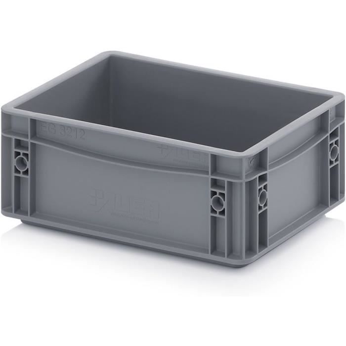 Lot De 2 Bacs Euro 30 X 20 X 12 Eurobox Caisse En Plastique 30X20X12 ...