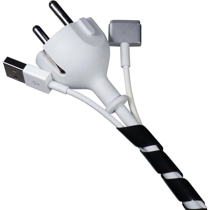 Gaine Spirale Pour Cable Electrique 6-60 Mm X 10M \ Cable Management ...