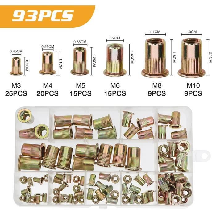 Écrou à Riveter écrou à mains pistolet à Riveter BT605 M3 M4 M5 M6 M8 M10s pistolet à Riveter ...