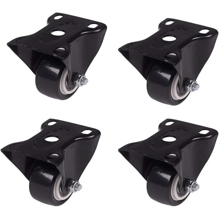 Lot De 4 Roulettes De Transport Pivotantes Pour Meubles En Palettes ...