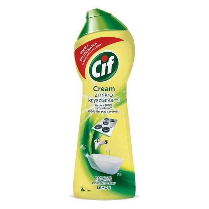 Cif Cream Lemon Milk with Micro-Crystals 300 g - Cdiscount Au quotidien