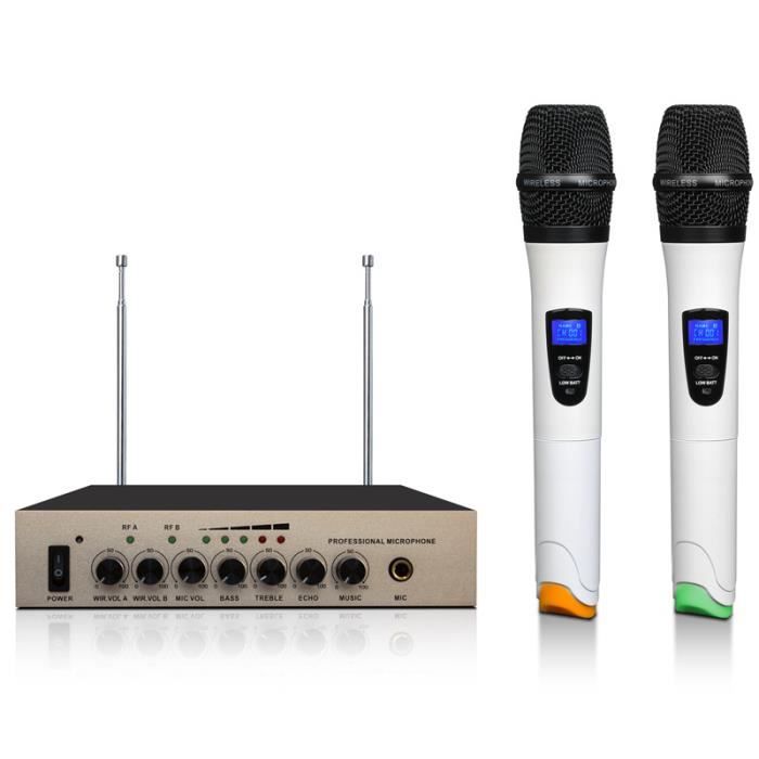 Micro sans Fil Bluetooth Microphone Système Portable Micro Karaoke ...
