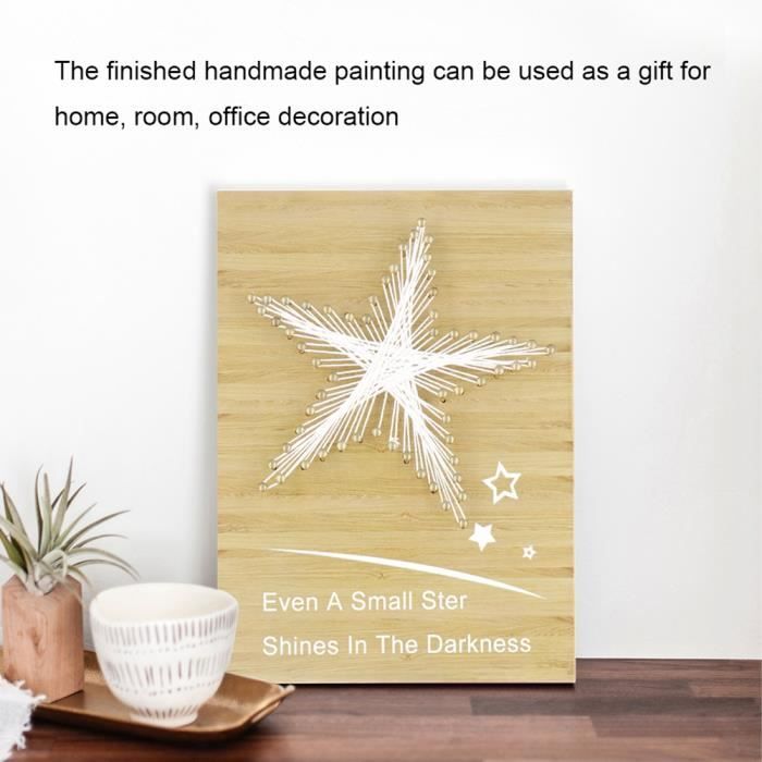 Dilwe Kit Art de Clou de Corde à ongles DIY 3D pour dessin de clous ...