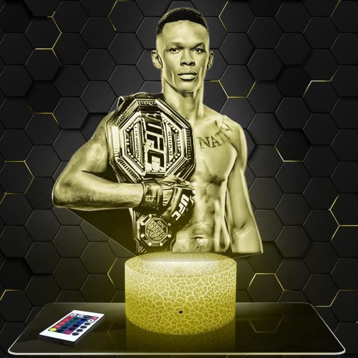 Lampe De Chevet I.Adesanya Mma Décoration Arts Martiaux Libres. Idée ...