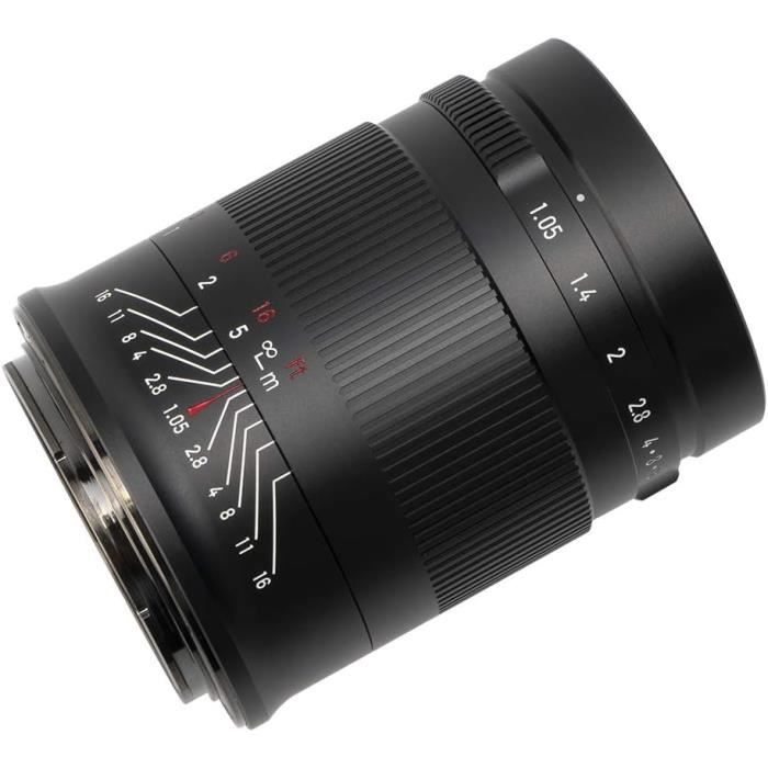 Objectif 50mm f1.05 - 7artisans - Compatible Canon R - Grande Ouverture - Haute Résolution ...