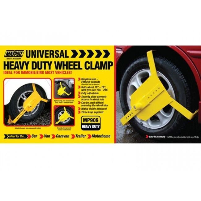 Maypole MP909 10 "-16" Heavy Duty Clamp roue - Cdiscount Bricolage