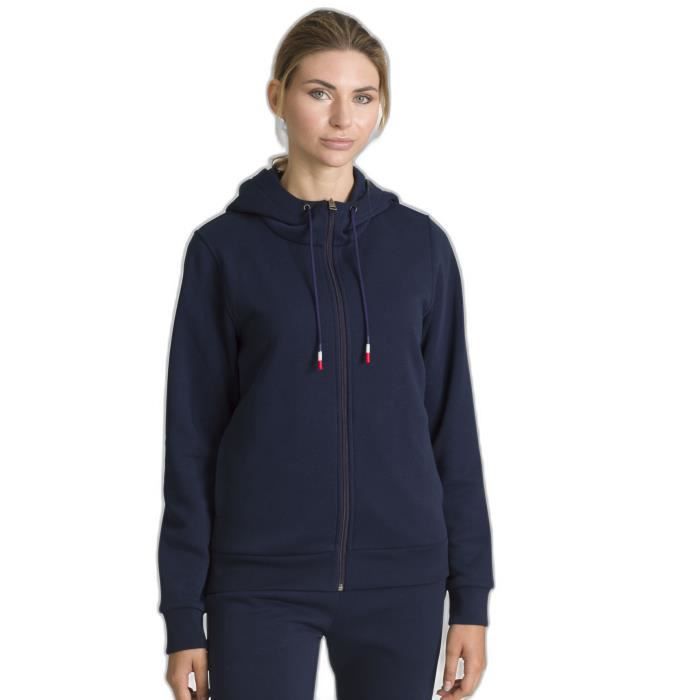 Sweatshirt à capuche zippé femme Rossignol FT - Bleu marine foncé - Ski ...