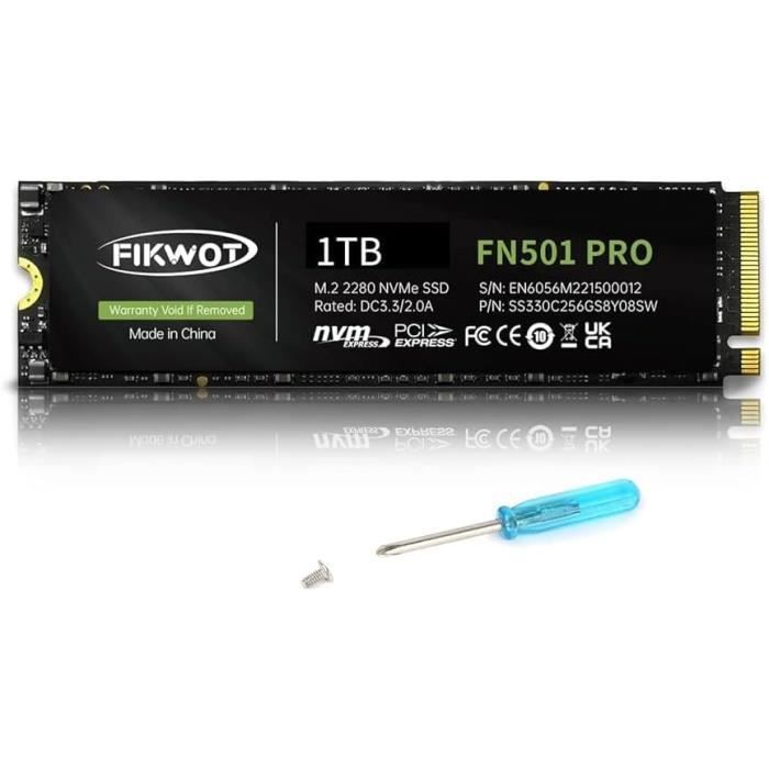 Fn501 Pro Ssd Nvme 1To - Disque Ssd Interne M.2 Pcie Gen3 X4 Avec ...