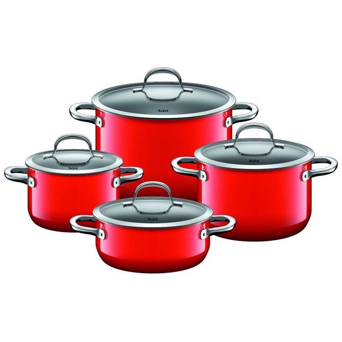 Silit Pot-Set 4 pièces. Red Passion 2109297093 - Cdiscount Maison