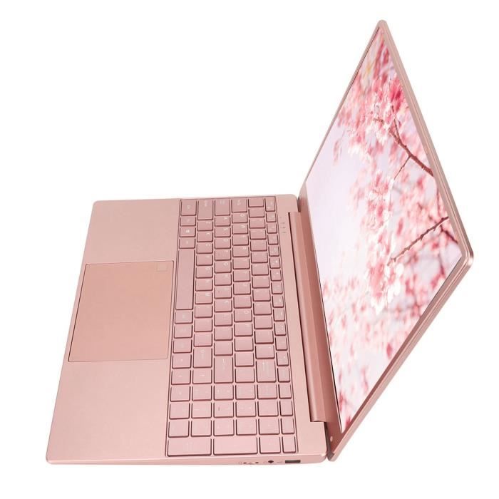 Ordinateur Portable 15,6 Pouces, Ordinateur Portable Windows11 Rose ...