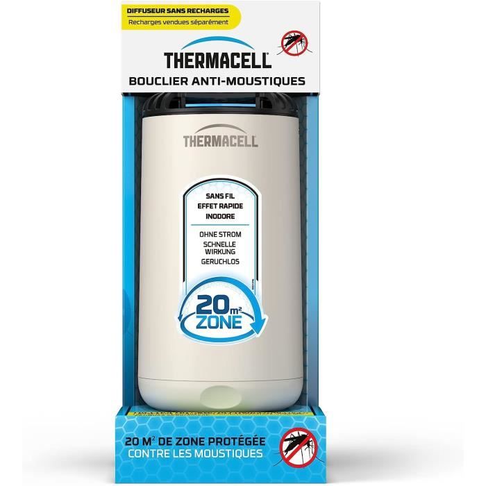 Thermacell - Bouclier Anti-Moustiques et Moustique Tigre- Diffuseur ...