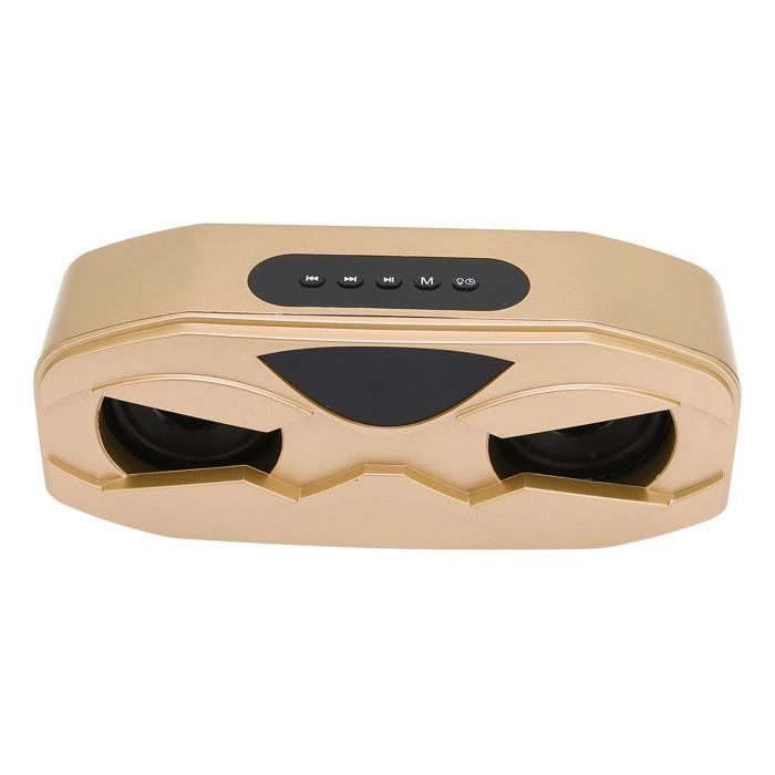 Tbest Small Speaker, 4 Play Modes Wireless Speaker Subwoofer FM Radio ...