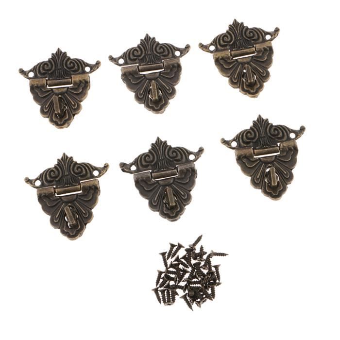 6pcs Vintage Crate Lock Case Lock Serrure de Poitrine gazechimp ...