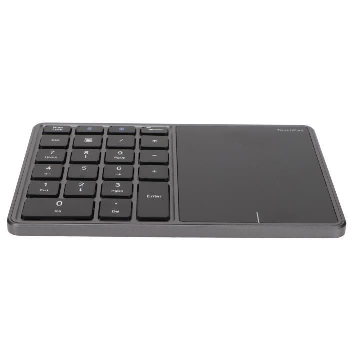 HURRISE Pavé tactile sans fil Pavé numérique sans fil 2 en 1 Pavé ...