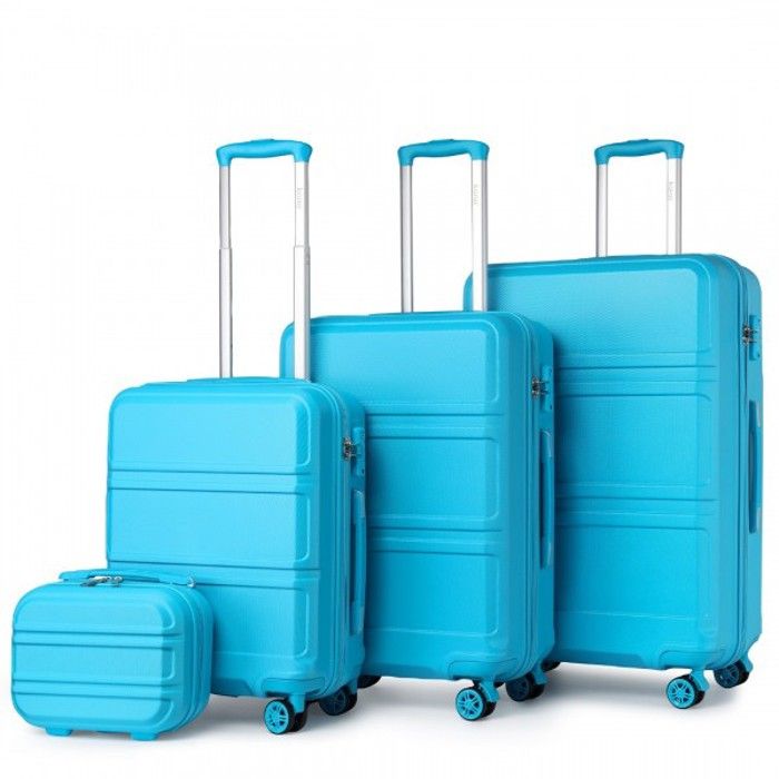 Kono Set de 4 Valises Rigide Bagage Cabine (24/51.5/65/75cm) Valises de ...