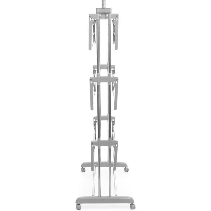 Séchoir Pliable Vertical Avec Roues Folver 24 Barres,Sèche Le Linge De ...