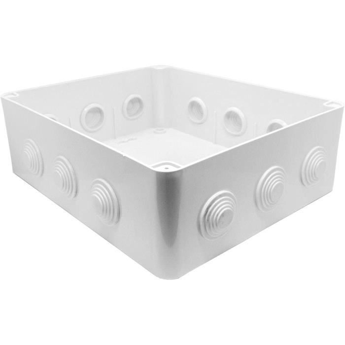 Lumonic Boîte de distributiolanche 300x250x120mm avec 12 ouvertures I ...