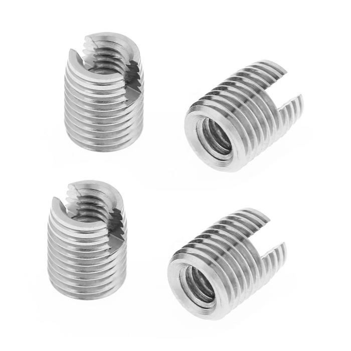 20Pcs Métal Auto-Taraudage Fendue Vis Filetage Insert Réparation ...