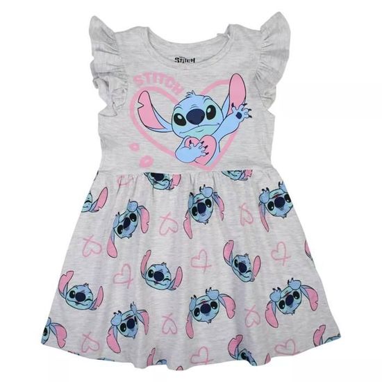 Robe Lilo & Stitch Gris - Cdiscount Prêt-à-Porter