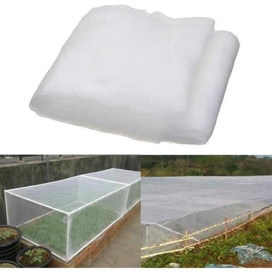 Filet de protection anti-insectes en maille fine pour jardin, serre ...