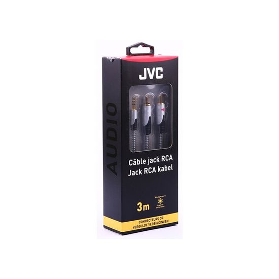Câble et Connectique Jvc JACK 3,5MM/2RCA 3M - Cdiscount Informatique