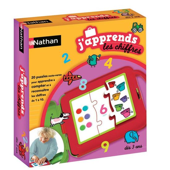 NATHAN J'apprends les chiffres - Cdiscount Jeux - Jouets