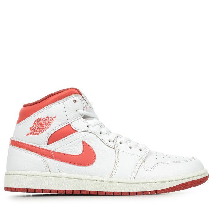 Nike Air Jordan 1 Mid Se, Baskets homme White Lobster Dune Red Sail ...