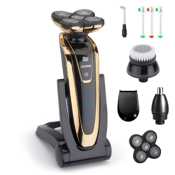 5 lame set jin4 - Rasoir électrique aste 5D pour hommes, rasoir ...