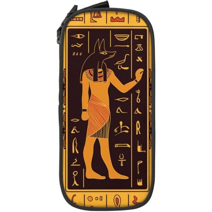Anubis Trousse À Crayons Avec Fermeture Éclair Motif Dieu Égyptien ...