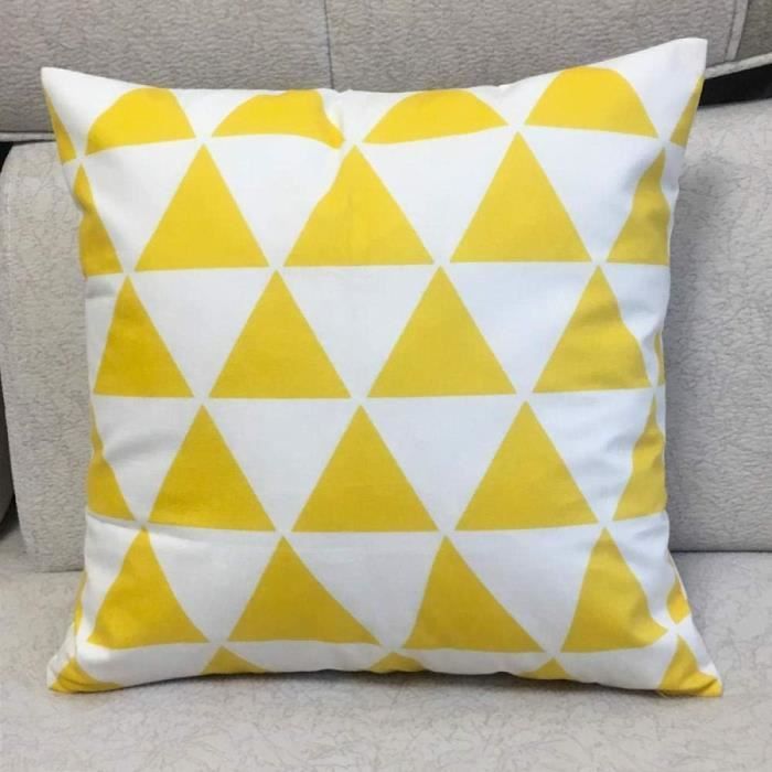 Coussin De Voyage Pour Appui-Tête Et Cou - Couleur : Triangle Jaune[J15300]