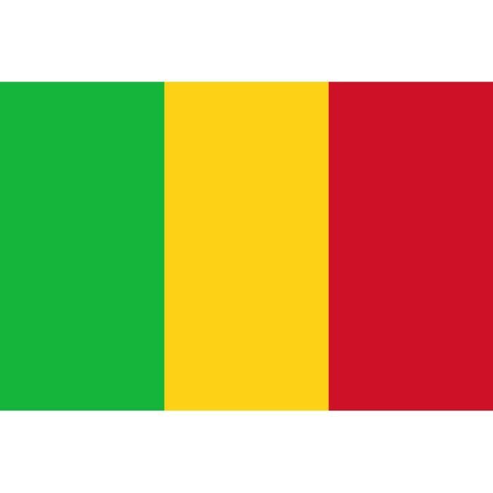 DRAPEAU DU MALI VERT JAUNE ROUGE 150 X 90 CM - Cdiscount Maison