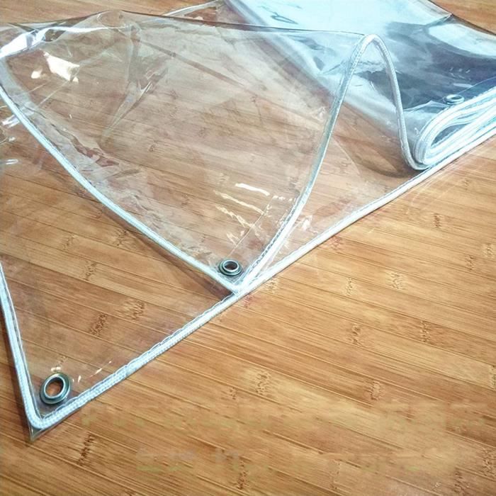 Bache de bache Transparente en PVC imperméable résistante de 400 g-m2 ...